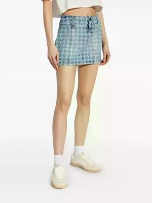 Amiri Denim Mini Skirt