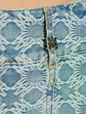 Amiri Denim Mini Skirt