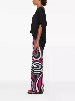 Emilio Pucci Marmo-print Maxi Skirt - Black