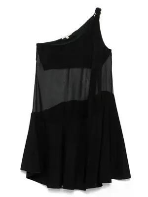 Nensi Dojaka Sheer Cocktail Dresses