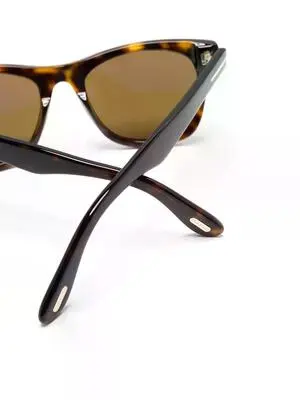 TOM FORD Tortoiseshell Square-frame Sunglasses - Brown