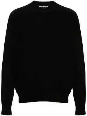 Palm Angels Monogram-print Crew-neck Jumper