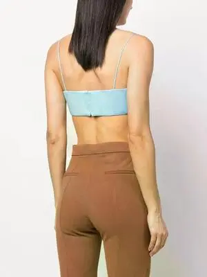 Alex Perry Draped Cropped Corset