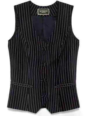 MITILIANE COUTURE Pinstriped Vest