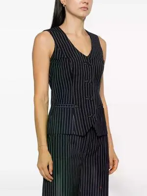 MITILIANE COUTURE Pinstriped Vest