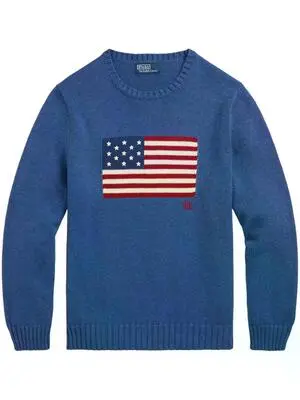 Polo Ralph Lauren Flag Intarsia Sweater