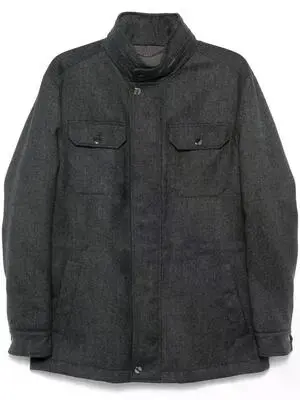 Canali Wool Shirt Jacket