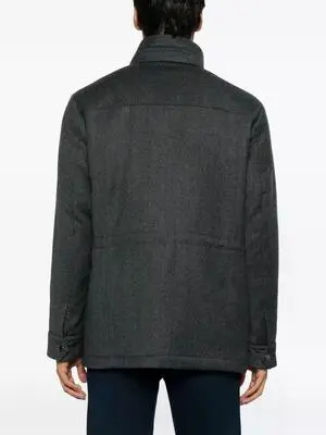 Canali Wool Shirt Jacket