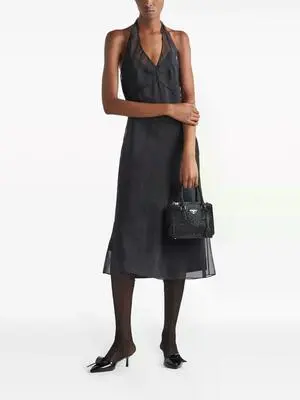 Prada Re-edition 1995 Organza Halterneck Dress