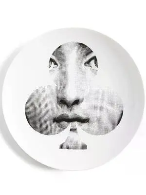 FORNASETTI Tema E Variazioni N.69 Wall Plate - White