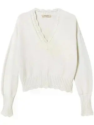 TWINSET Scallop-edge Sweater
