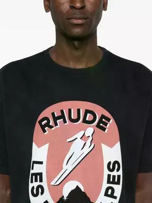 Rhude Logo-print Cotton T-shirt