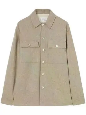 JIL SANDER Long-sleeve Flannel Shirt