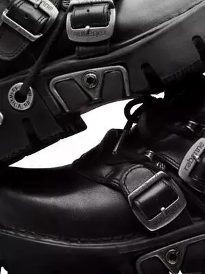 Rabanne X New Rock Leather Derby Shoes