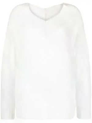 FORTE_FORTE Open-knit Mohair-blend Jumper - Neutrals