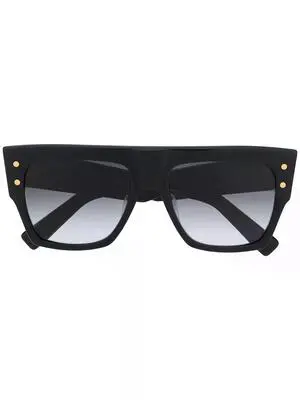 Balmain B-ii Square Frame Sunglasses