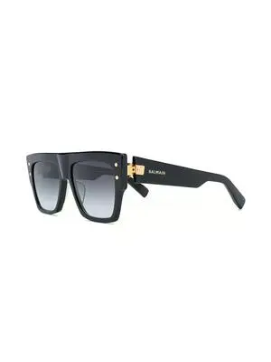 Balmain B-ii Square Frame Sunglasses