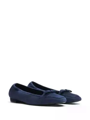 STUART WEITZMAN Tully Suede Loafers - Blue