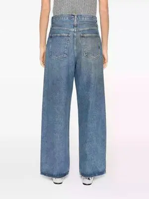 AGOLDE High-waisted Wide-leg Jeans