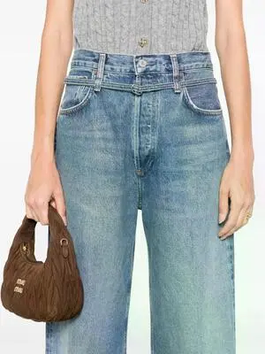 AGOLDE High-waisted Wide-leg Jeans
