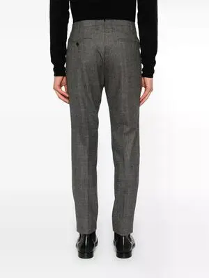 Incotex Checked Virgin Wool Trousers