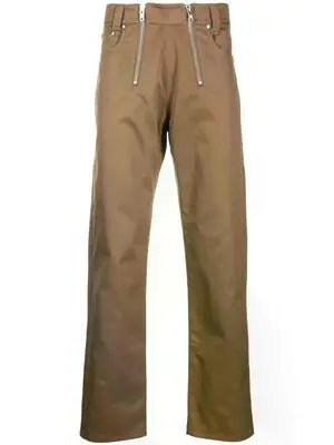 GMBH Double-zip Straight-leg Jeans