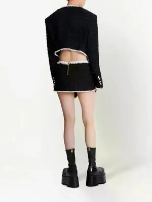 Balmain Tweed Mini Skirt