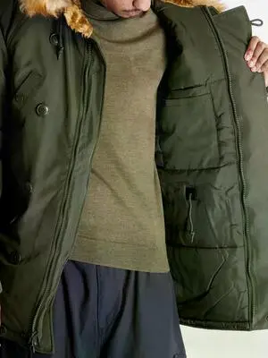 Alpha Industries Zip-up Bomber Jacket