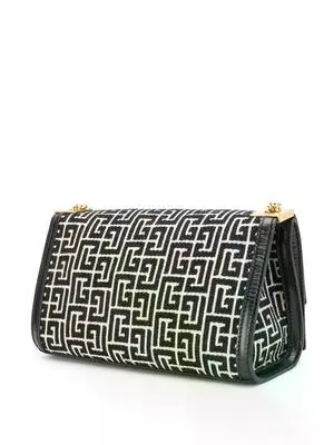 Balmain 1945 Heritage Monogram Jacquard Bag
