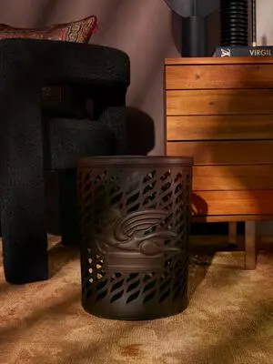 Etro Pegaso-motif Leather Vase