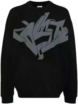 COUNTY OF MILAN Graphic-print Sweatshirt - Black