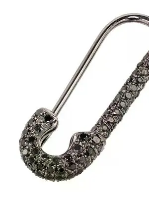ANITA KO 18kt Gold Safety Pin Diamond Earring