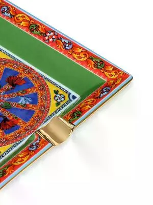 Dolce & Gabbana Contrasting-pattern Porcelain Ash-tray