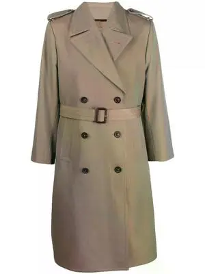 MAISON MARGIELA Double-breasted Wool Trench Coat