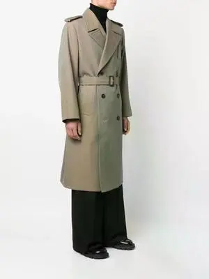 MAISON MARGIELA Double-breasted Wool Trench Coat