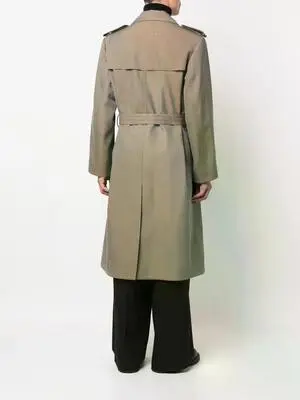 MAISON MARGIELA Double-breasted Wool Trench Coat