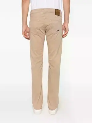 Incotex Low-rise Slim-fit Trousers - Neutrals