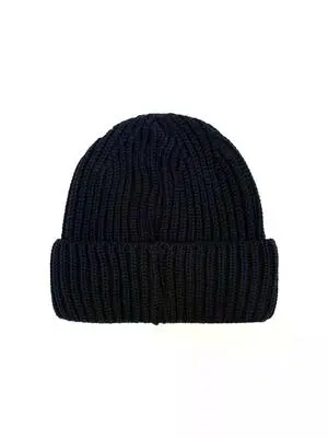 Emporio Armani Logo-patch Knitted Beanie