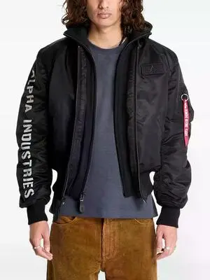 Alpha Industries Zip-up Bomber Jacket