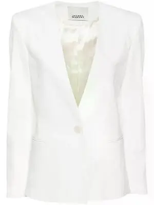 Isabel Marant Étoile Manzil Single-breasted Blazer - White