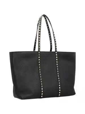 Valentino Garavani Rockstud-detail Tote Bag - Black