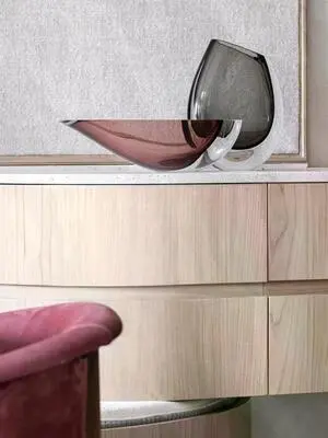 GARDECO Canoe 160 Murano Glass Vase