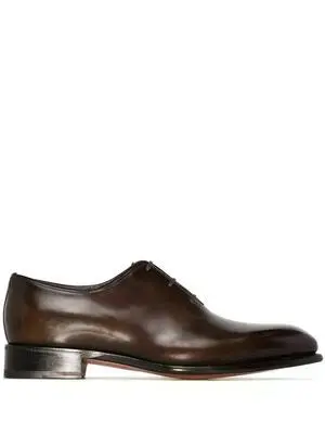 Santoni Flat Oxfords For Men