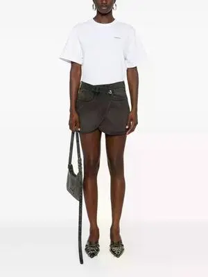 Coperni Denim Mini Skirt - Grey