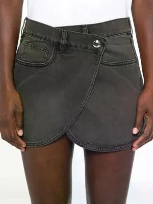 Coperni Denim Mini Skirt - Grey