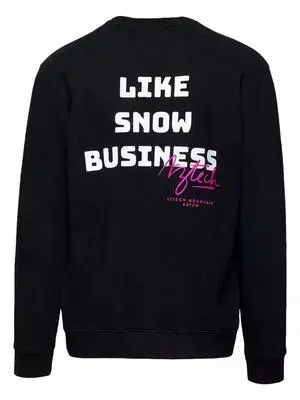Aztech Mountain Slogan-print Sweatshirt