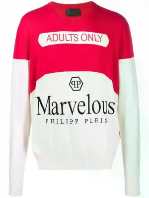 Philipp Plein Logo-print Cashmere Jumper