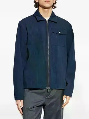Moncler Seersucker Shirt Jacket
