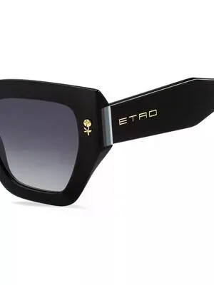 Etro Mania Oversized-frame Sunglasses - Black
