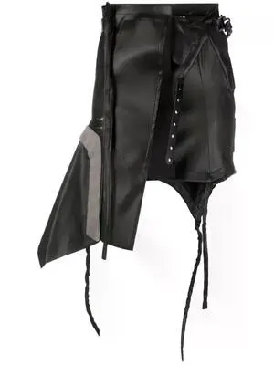 Ottolinger Biker Asymmetric Skirt - Black